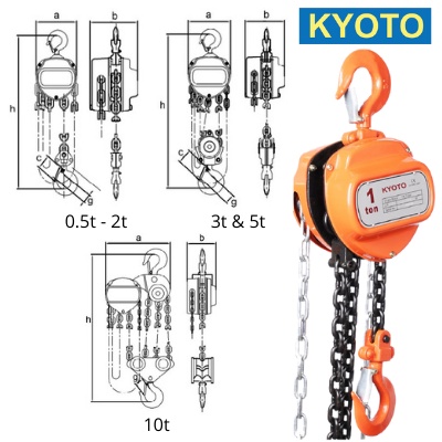 [ HIGH QUALITY ] KYOTO Chain Block CK Type EAGLE BRAND 0.5TON │1.0TON ...