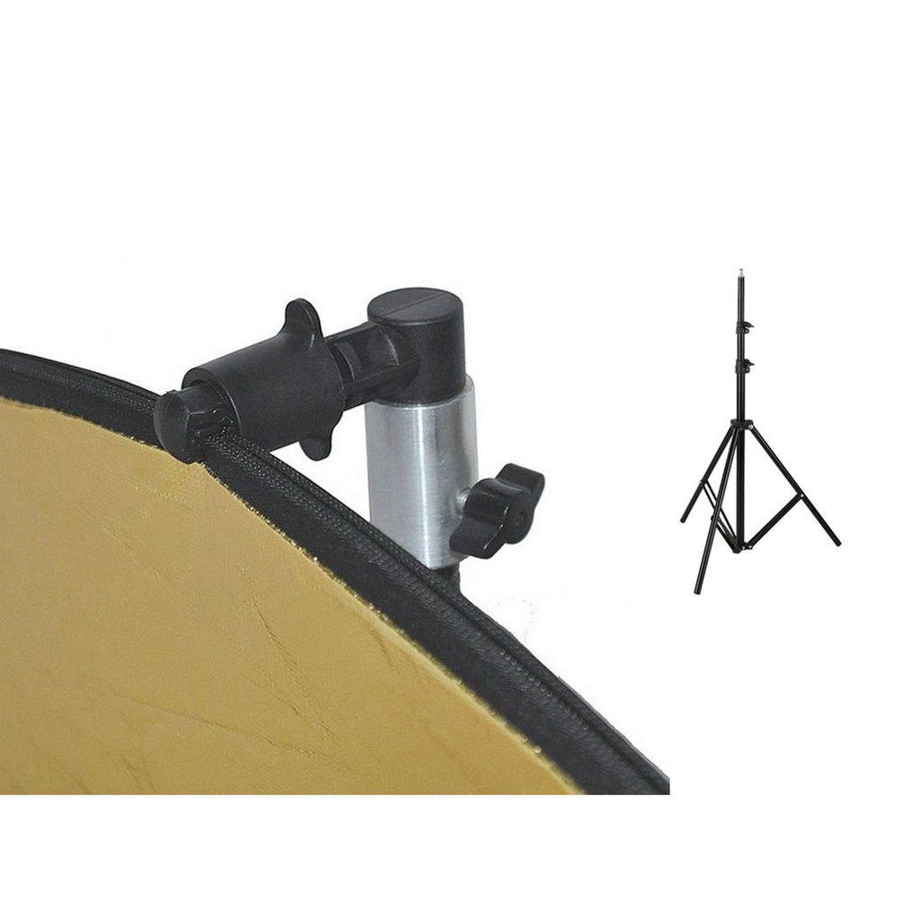 REFLECTOR CLAMP + 200CM LIGHT STAND FOR REFLECTOR GREEN SCREEN | Shopee ...