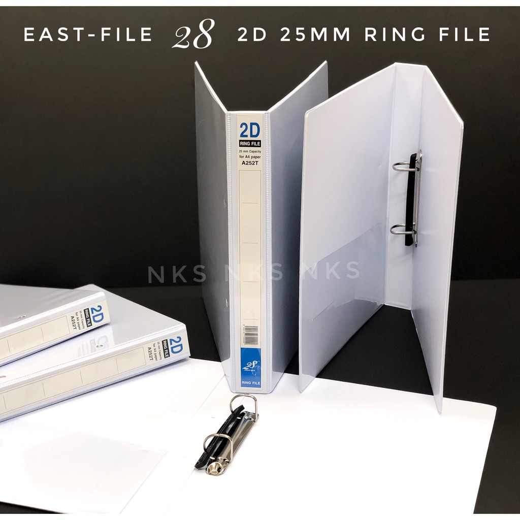 EAST-FILE '28' A4 PVC 2D/3D 25MM RING FILE (A252T) | Shopee Malaysia