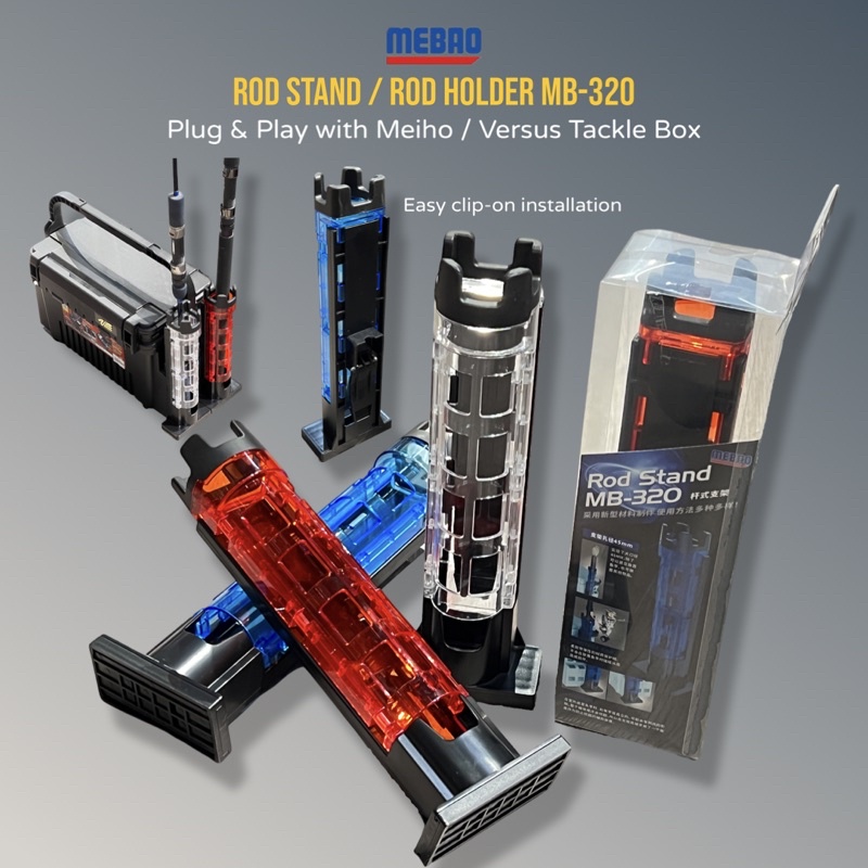 Mebao Rod Stand / Rod Holder MB-320 Plug & Play Meiho / Versus Tackle ...