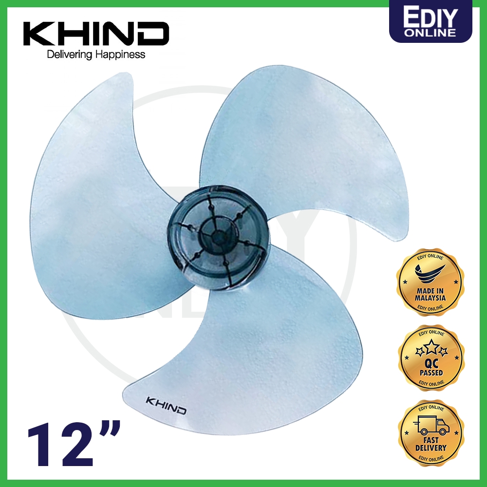 [ ORIGINAL KHIND FAN BLADE 12 ] INCHES For TF1210 TF126 TF126SE TF1212 ...