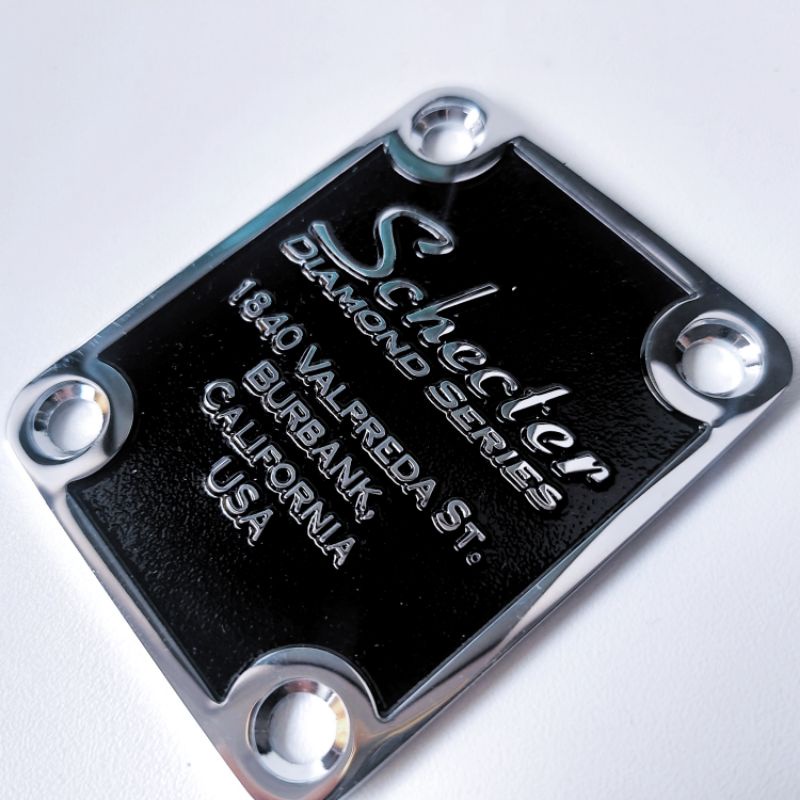 Original schecter neck plate schecter diamond series electric guitar ...