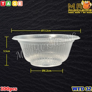 5" Medium Bowl [ 50pcs± ] BENXON B32 TAGE WFD32 Disposable PP Plastic ...