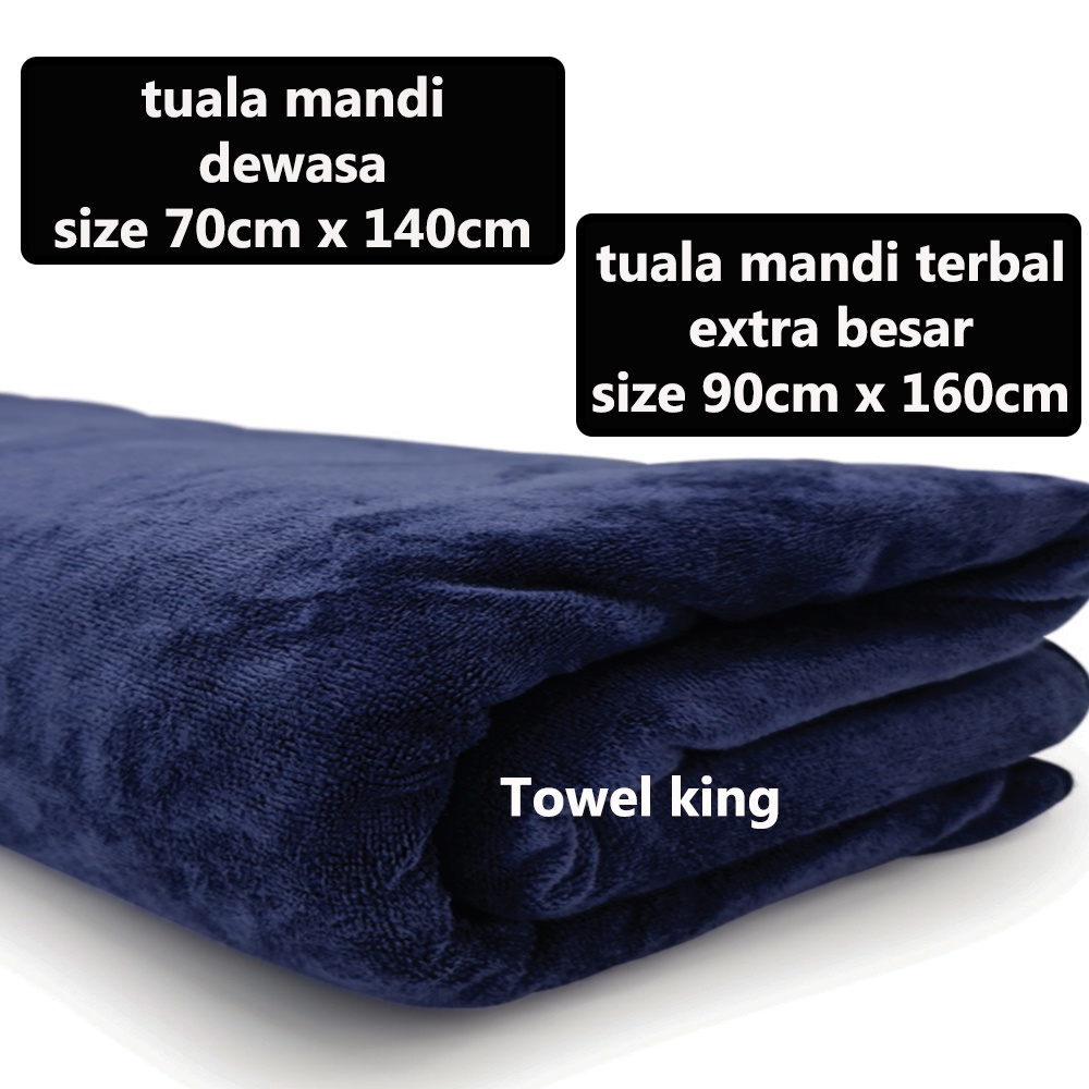 Tuala Mandi Dewasa Tebal Besar Extra Large Big Size Towel Bath Super ...