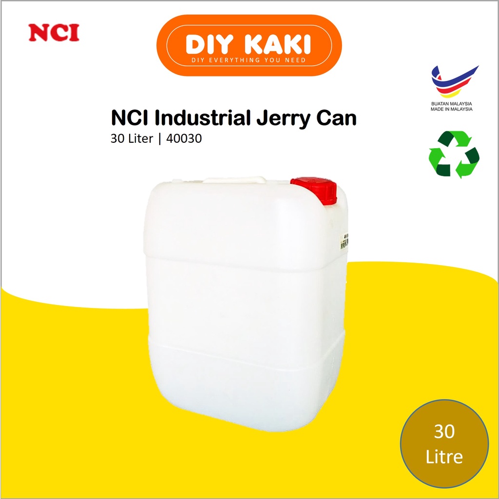 [30 Liter] NCI Industrial Jerry Can | HDPE Water Container | Tong Air ...
