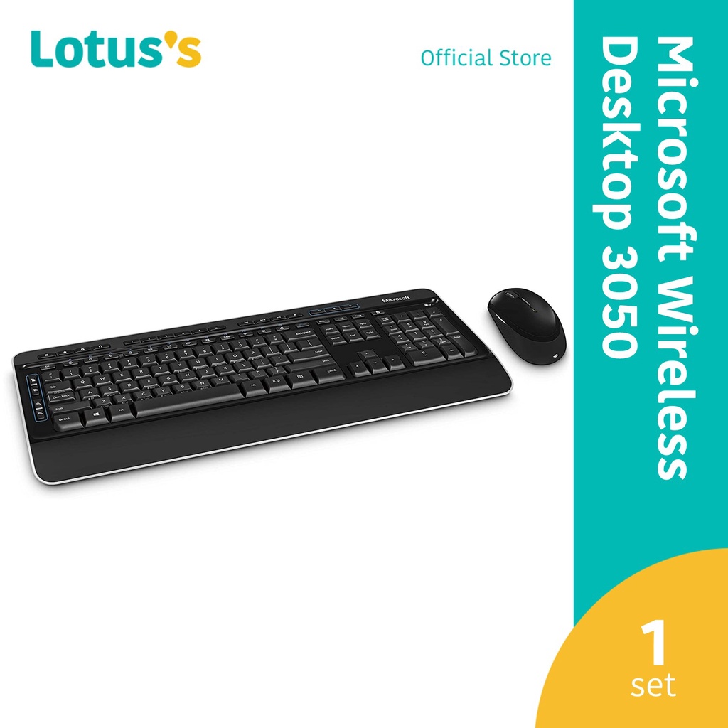 Microsoft Wireless Desktop 3050 - PP3-00024 | Shopee Malaysia