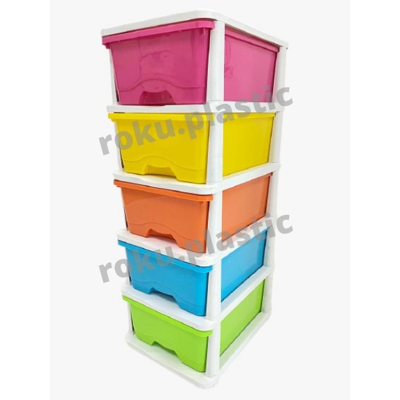 5 Tier Drawer Cabinet Multipurpose Cabinet Drawer Plastic Cabinet ...