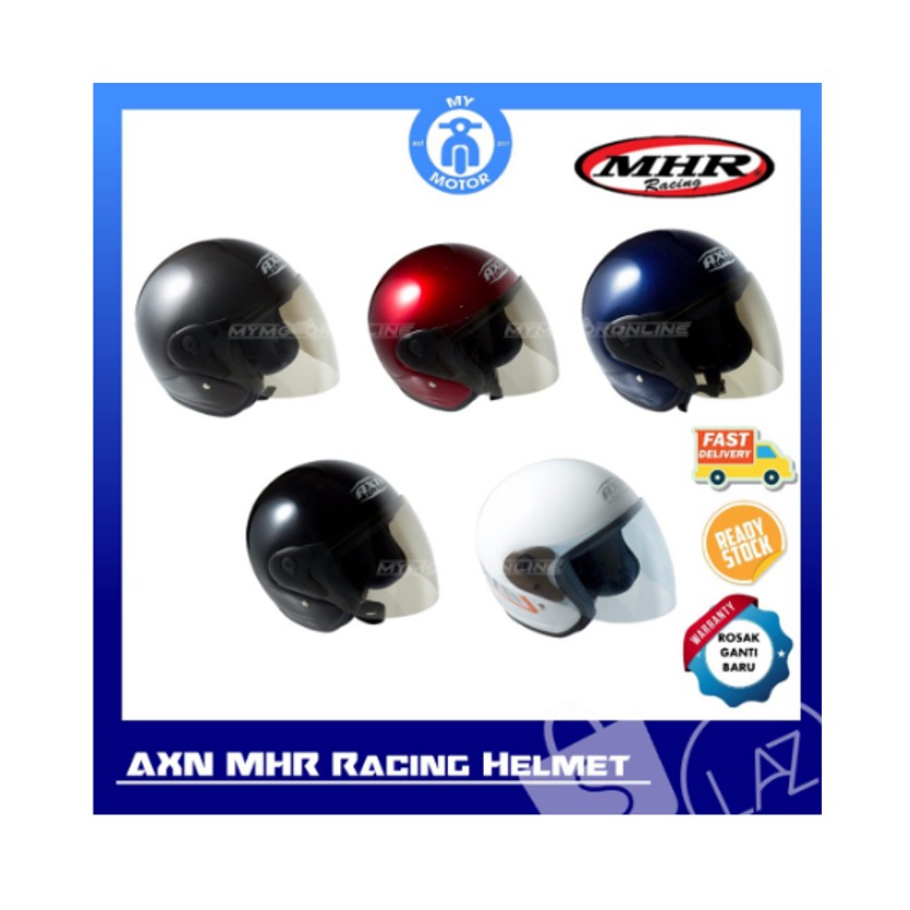 MYRIDER MHR AXN Helmets Open Face With Tinted Visor SIRIM 🔥Ready Stock🔥 ...