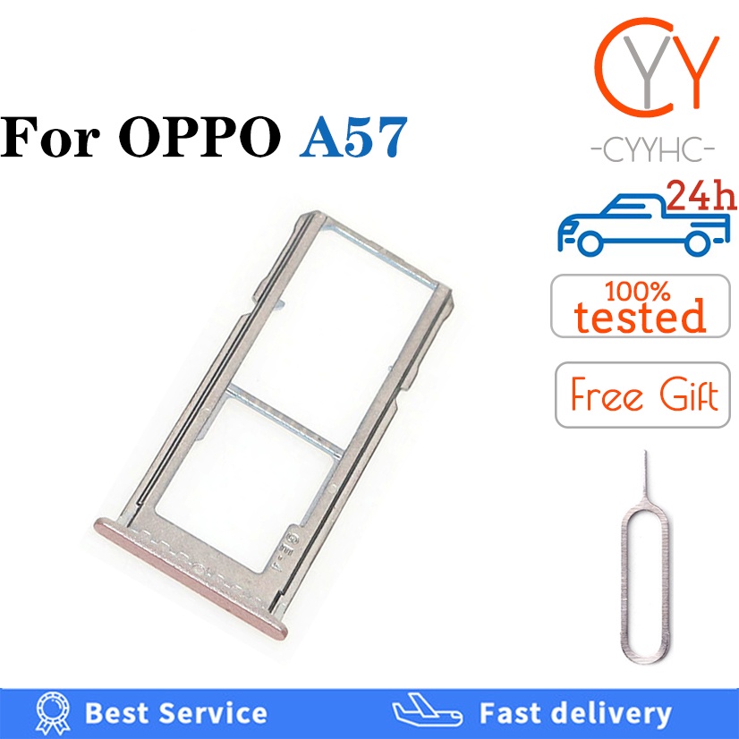 Sim Tray Card Holder For OPPO A57 Sim Card Adapter SIM Card with Micro ...