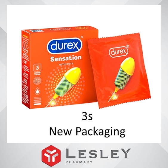 Durex Sensation with Dots Condoms 3s | Shopee Malaysia