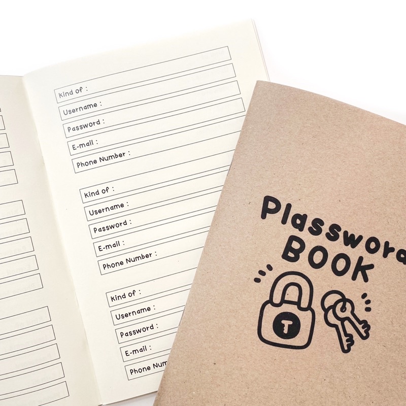 Password Notebook A5 Size | Shopee Malaysia