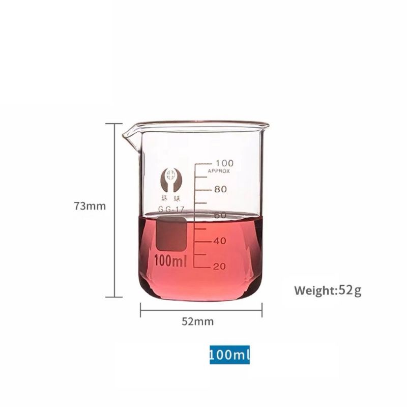 -🔥Ready Stock🔥25ml to 1000ml Low Form High Borosilicate Glass Beaker ...