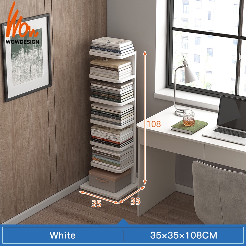 Rak Shelf Ala Rak Buku Bookcase RAK KASUT RAK SERBAGUNA Rak putih Rak ...