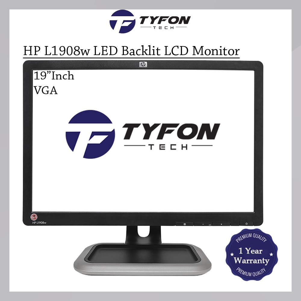 HP 19" Inch Widescreen LED Backlit LCD Monitor L1908w (Refurbished ...