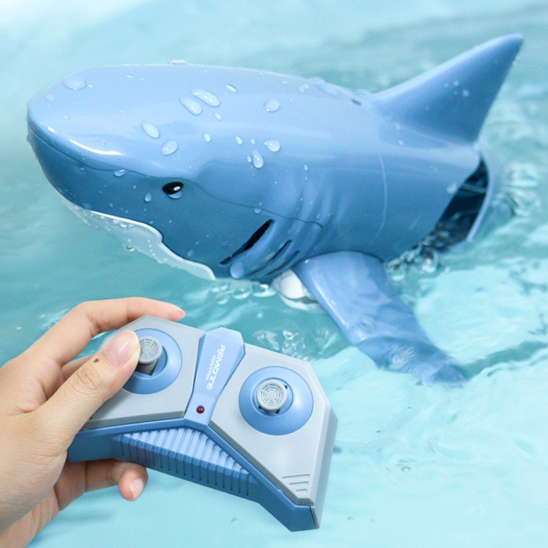 Simulation swimming shark electric remote control boat can swim great ...