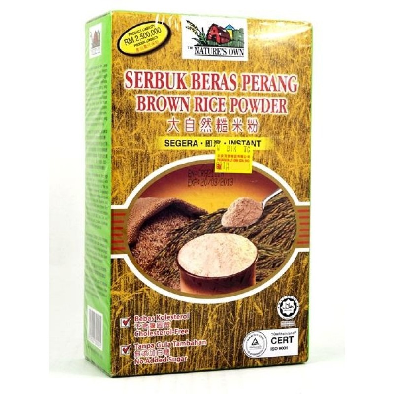 Delicious Natural Brown Rice Powder - Nature's Own | Shopee Malaysia