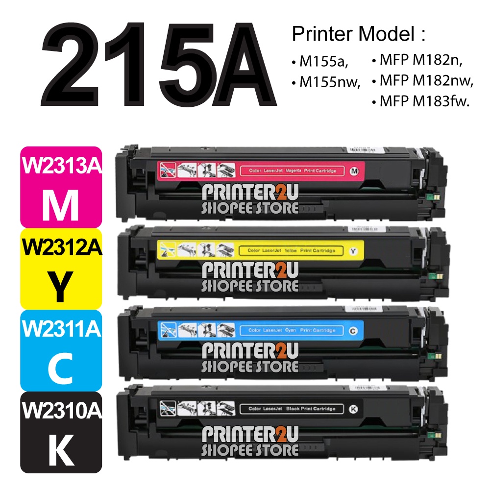 Compatible to HP 215A HP215A W2310A W2311A W2312A W2313A Color Laser ...