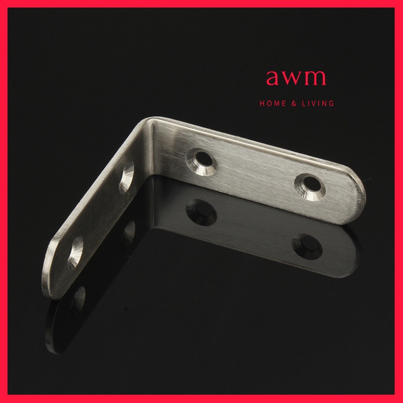 AWM L Bracket Stainless Steel L Bracket Angle Bracket Sesiku L Rak Rack ...