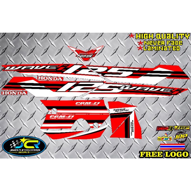 Honda wave 125 Decals | Shopee Malaysia