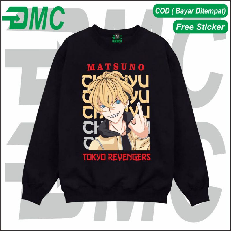 Tokyo Revengers Chifuyu Matsuno Crewneck Anime Sweater Tokyo Revengers ...