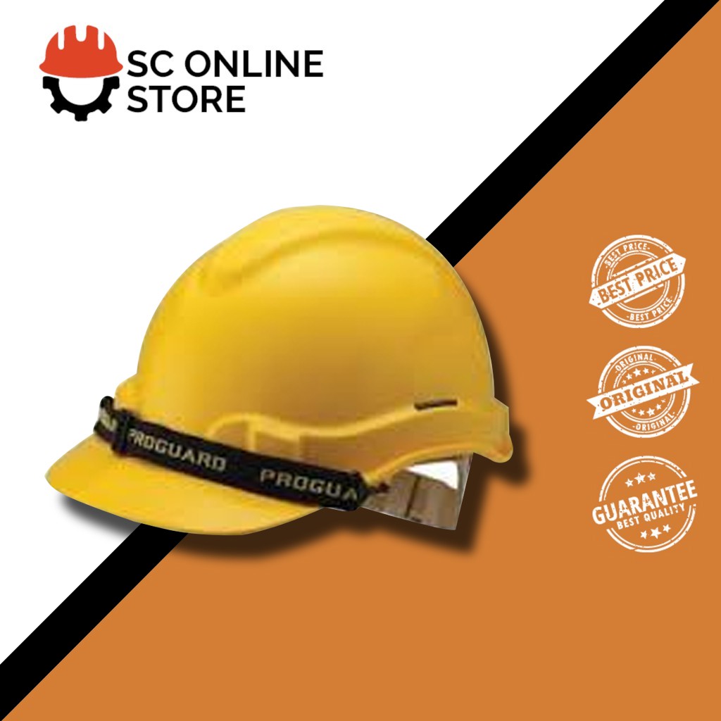 PROGUARD ADVANTAGE SAFETY HELMET YELLOW (SIRIM CERTIFIED) | Shopee Malaysia