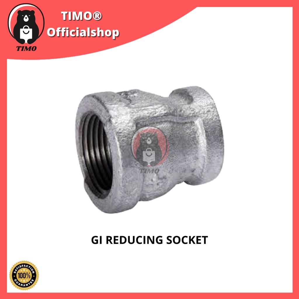 Galvanized Iron GI Reducing Elbow Socket Tee Nipple Pipe Fitting ...