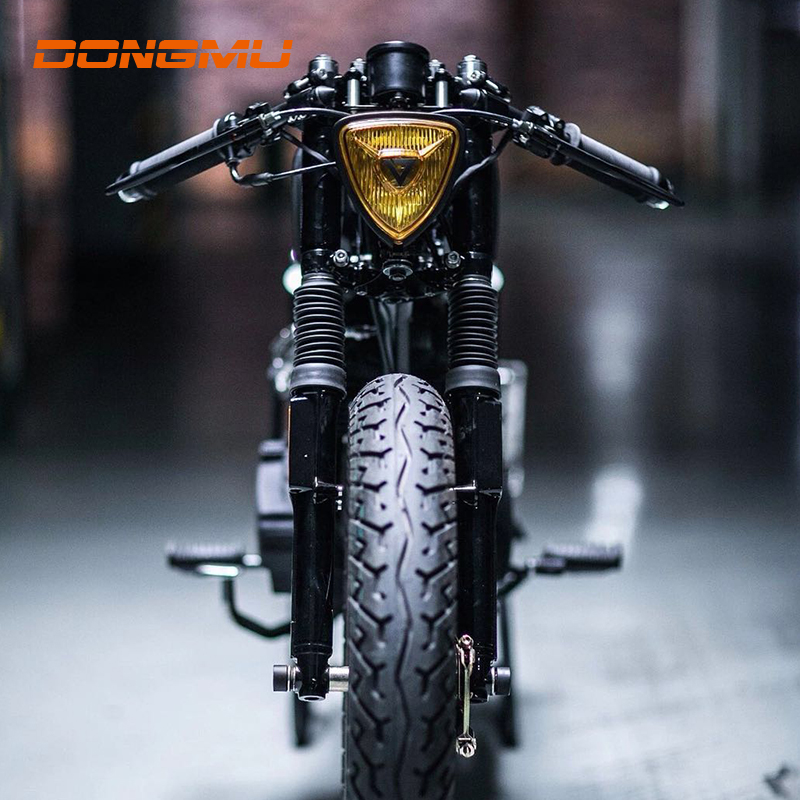 12V H4 35W Motorcycle Triangle Headlight Hi/Lo Beam Head Lamp For ...