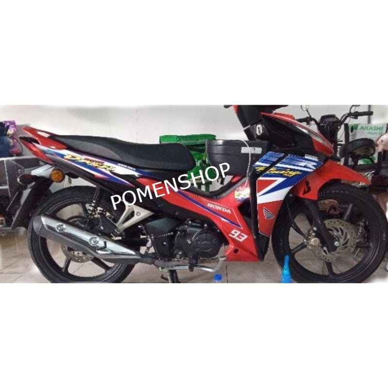 HONDA DASH R (2) BODY STICKER BADAN STRIKE STRIPE STIKER | Shopee Malaysia