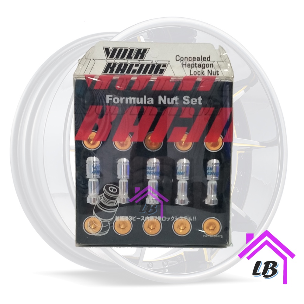 Formula Nut Volk Racing Nut Lock Nut Wheel Nut Sport Rim Skru Tayar ...