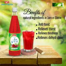 Qarshi Jam-E-Shirin Concentrated Syrup, Summer Refreshing Drink (Rose ...