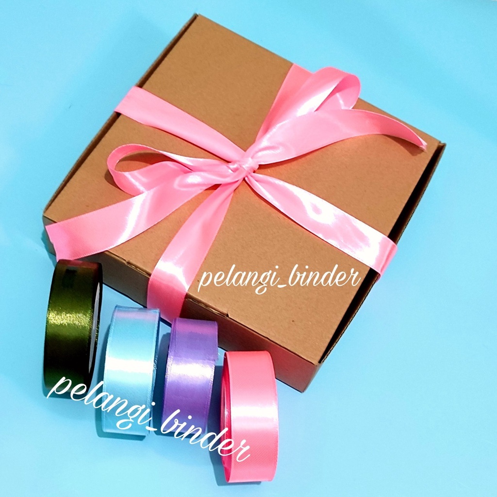 Satin ribbon, box packing ribbon | Shopee Malaysia