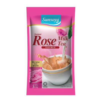 SunSoya Instant Rose Milk Tea (35g x 3 sachet) 玫瑰奶茶 | Shopee Malaysia