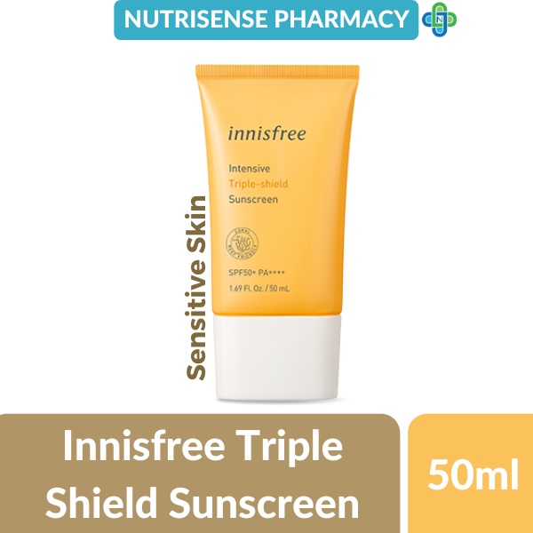 Innisfree Intensive Triple Shield Sunscreen SPF50+ PA++++ 50ml | Shopee Malaysia