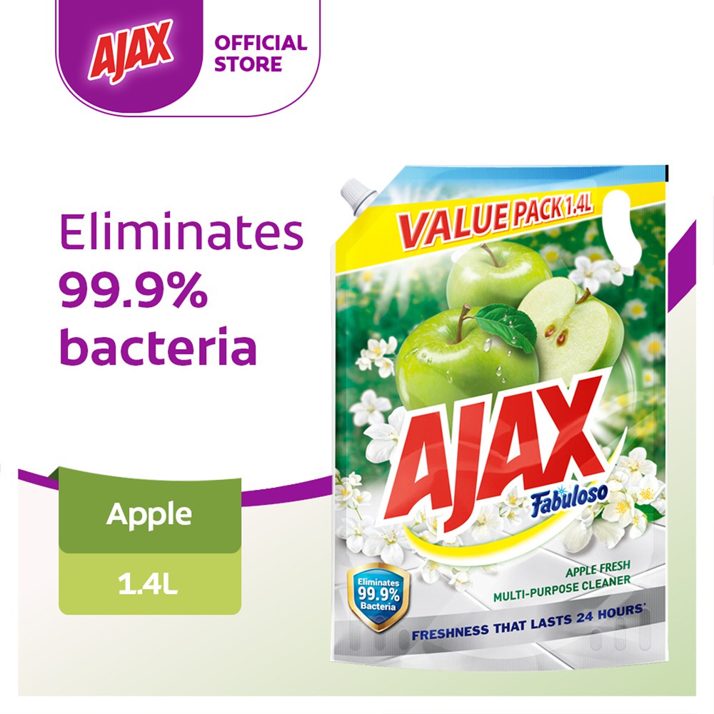 Ajax Fabuloso Apple Multi-Purpose Floor Cleaner Refill (1.4L) | Shopee ...