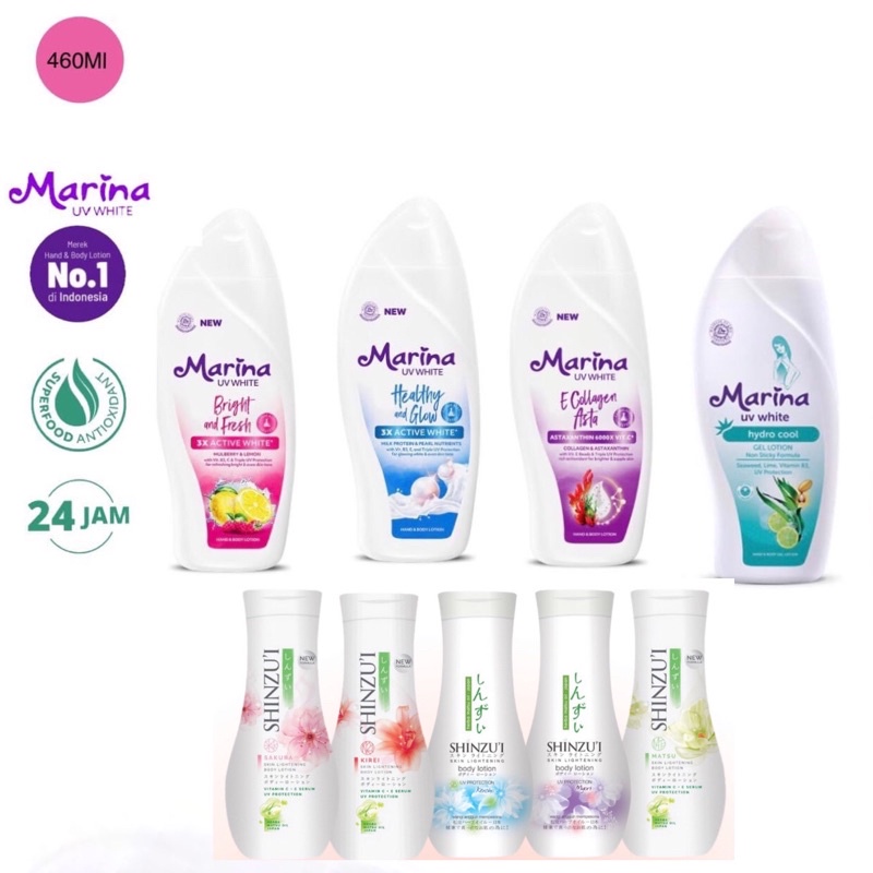 Marina UV White Hand & Body Lotion / Shinzui Skin Lightening Body ...