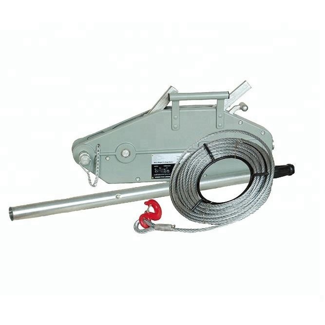 Wire Rope Pulling Hoist Aluminium Body C/W 20Meter Wire Rope( WLL 0.8T ...