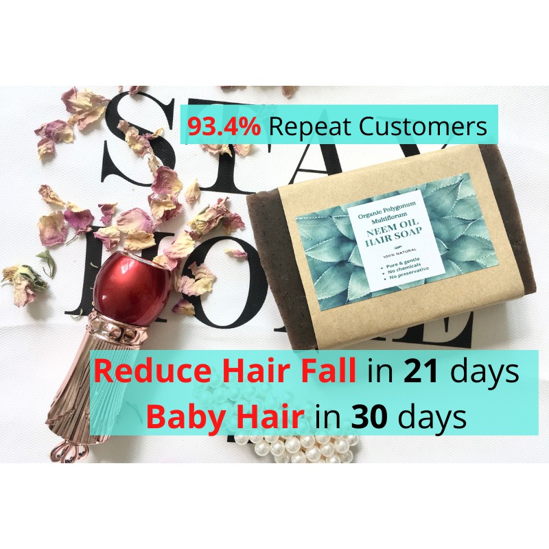 shampoo BOOSTER Herbal soap soap Anti hair fall Shampoo Bar 95g 草药防发皂 ...