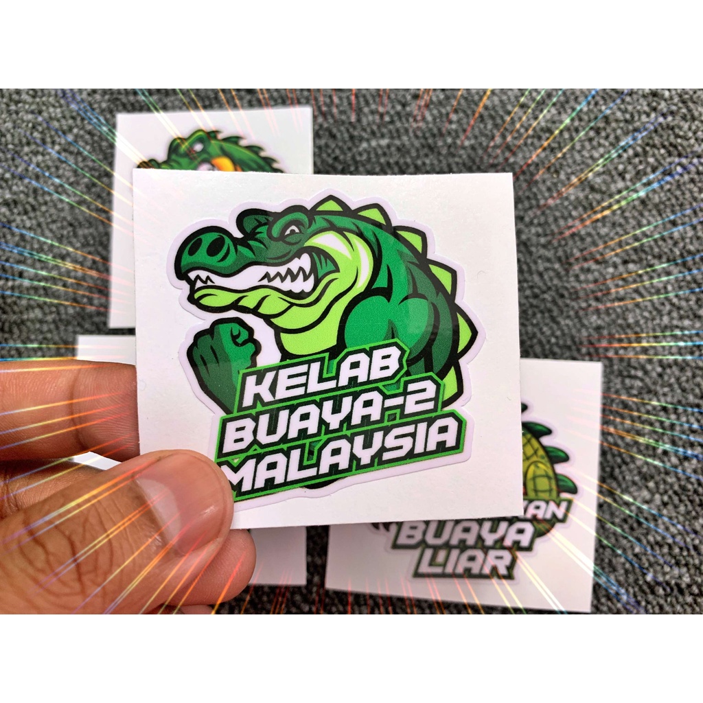 Sticker buaya darat mencari janda Lacoste NEW 2022 | Shopee Malaysia