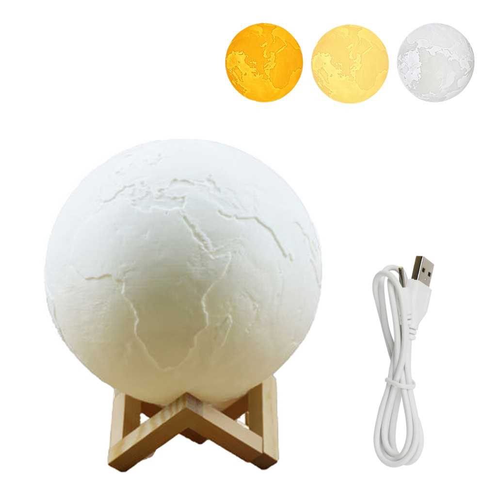 LED Earth Light Night Lamp SMD5730 with USB Charging Port | Shopee Malaysia