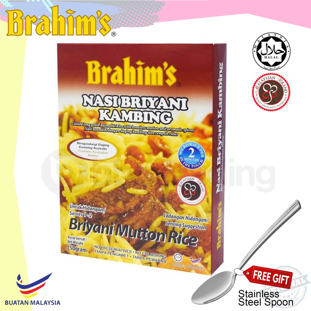 BRAHIMS NASI MEALS READY TO EAT | Shopee Malaysia