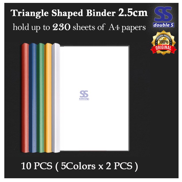 PVC Slide Binder A4 10Pcs/Report Cover/Slide Binder File/Slot File A4 ...