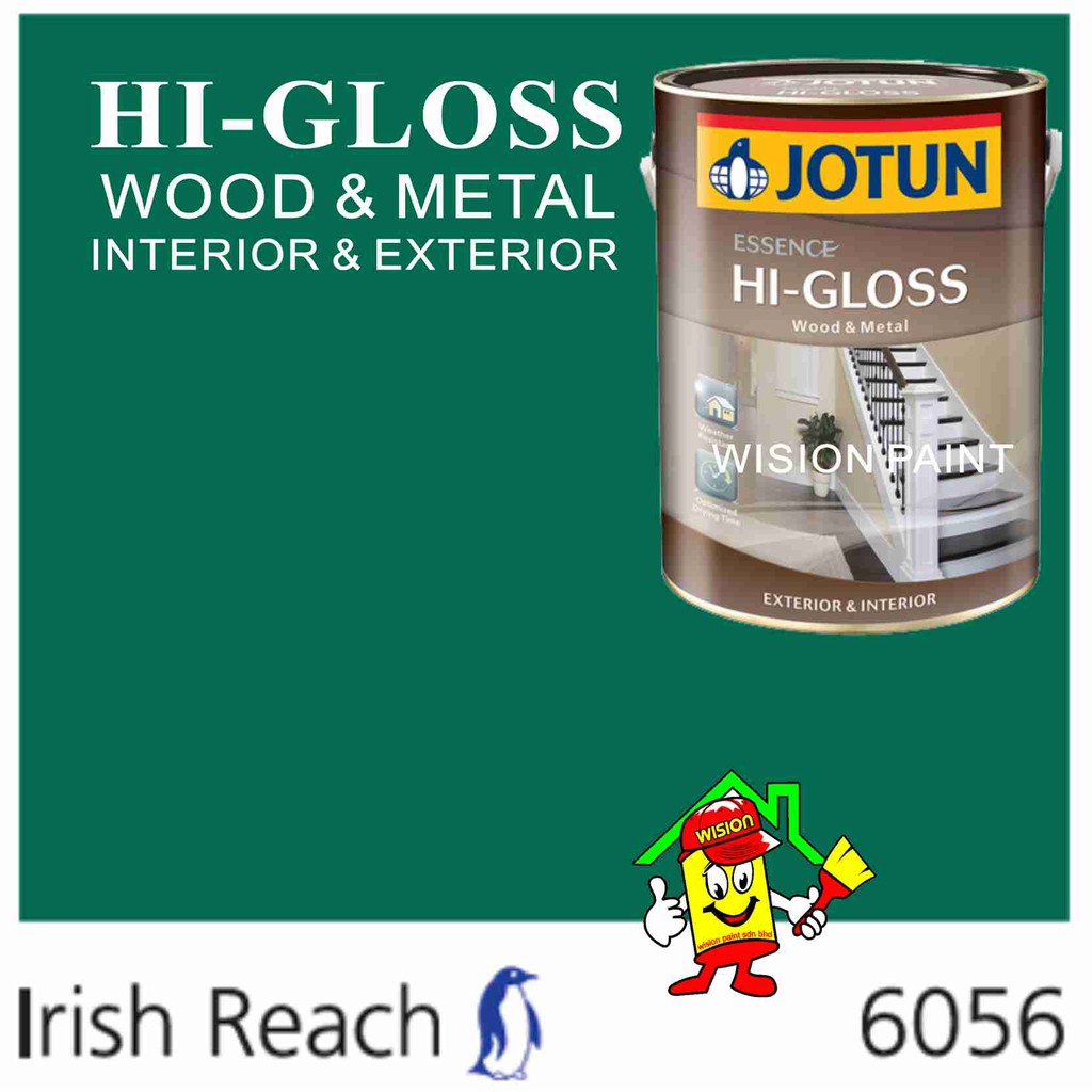 IRISH REACH 6056 ( 1L ) JOTUN ( HI GLOSS ) WOOD AND METAL PAINT ...