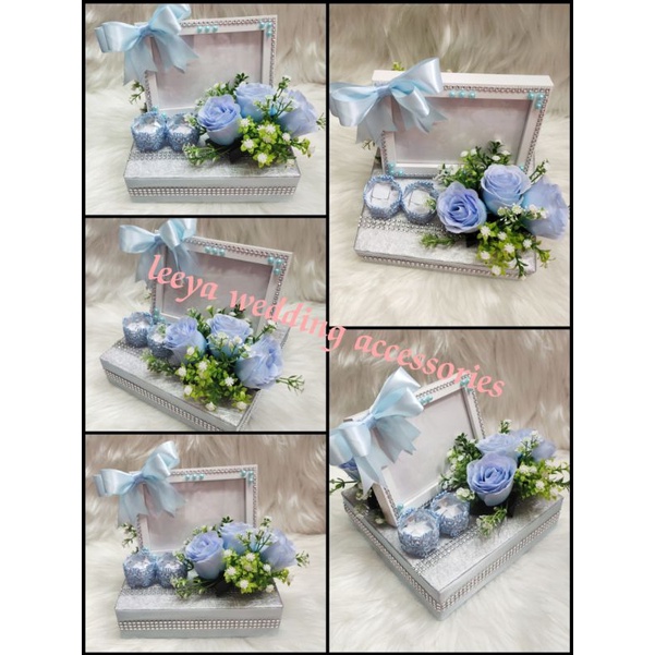 💥new arrival💥gubahan frame mas kahwin c/w 2pc bekas cincin(soft baby ...