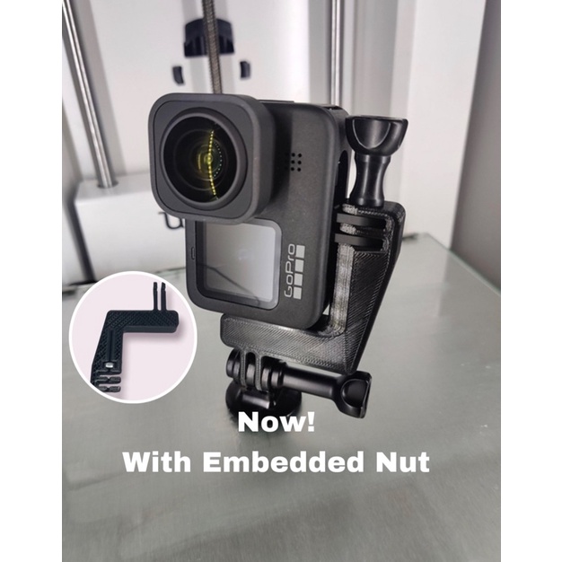 Vertical Mount for GoPro Hero 6/7/8/9/10/11/12(Waterproof Case is not included) | Shopee Malaysia