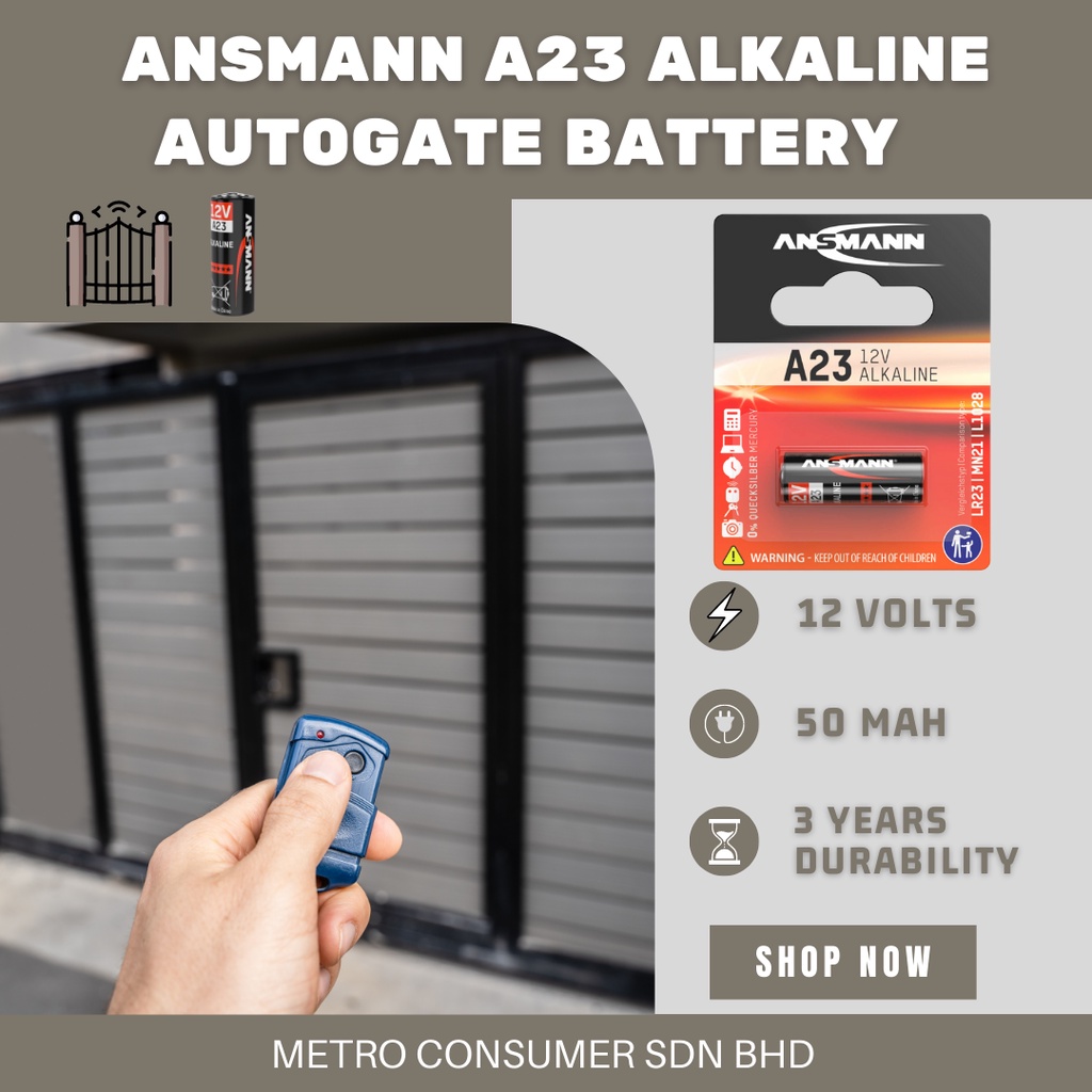 Ansmann A23 Alkaline Battery 12V LR23 5015182 | Shopee Malaysia