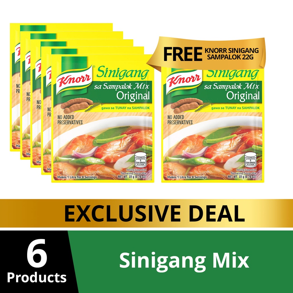 Knorr Sinigang Sampalok (Tamarind) Original 44g. | Shopee Malaysia