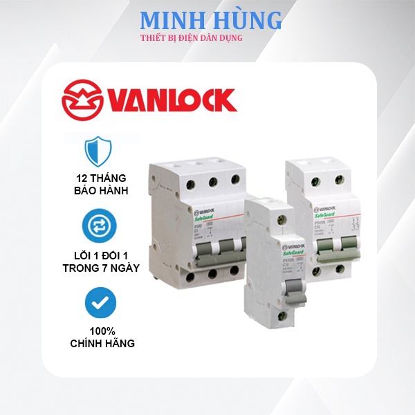 Ace 1P, 2P, 3P MCB Vanlock - Automatic circuit breaker (16A,...63A ...