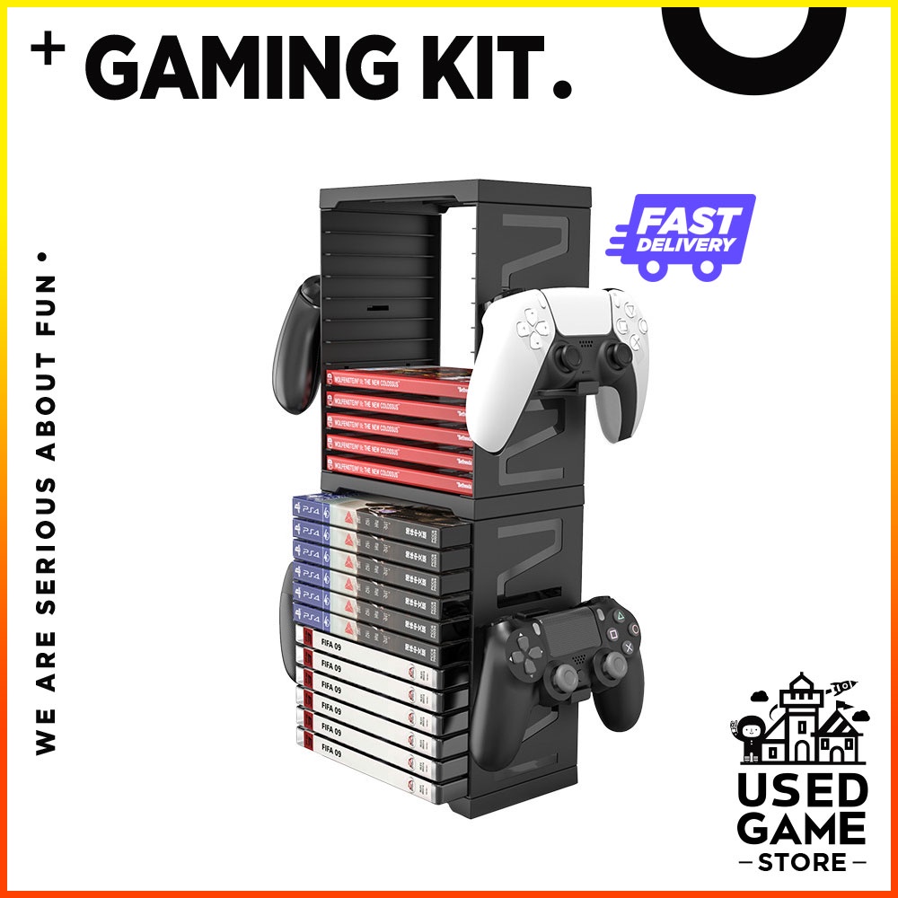 Iplay Game Storage Stand for NS/PS5/PS4/XBOX Series X/Xbox One ...