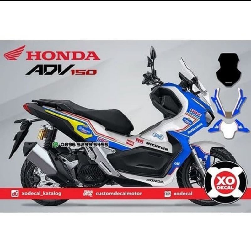 Decal STICKER HONDA ADV HRC LIVERY DESIGN | Shopee Malaysia