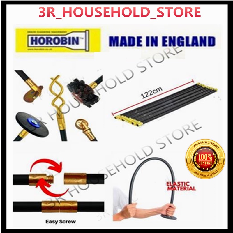 HOROBIN Sewage Cleaning Rod and Accessories / Drain Plungers Cleaners ...